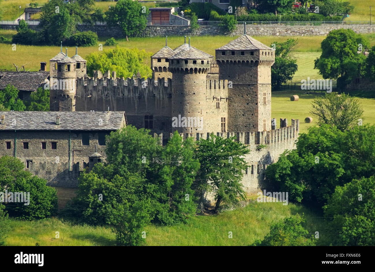 Castello fenis hi-res stock photography and images - Alamy