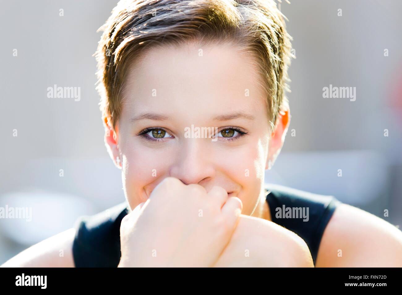 20yo woman blonde, portrait hi-res stock photography and images - Alamy