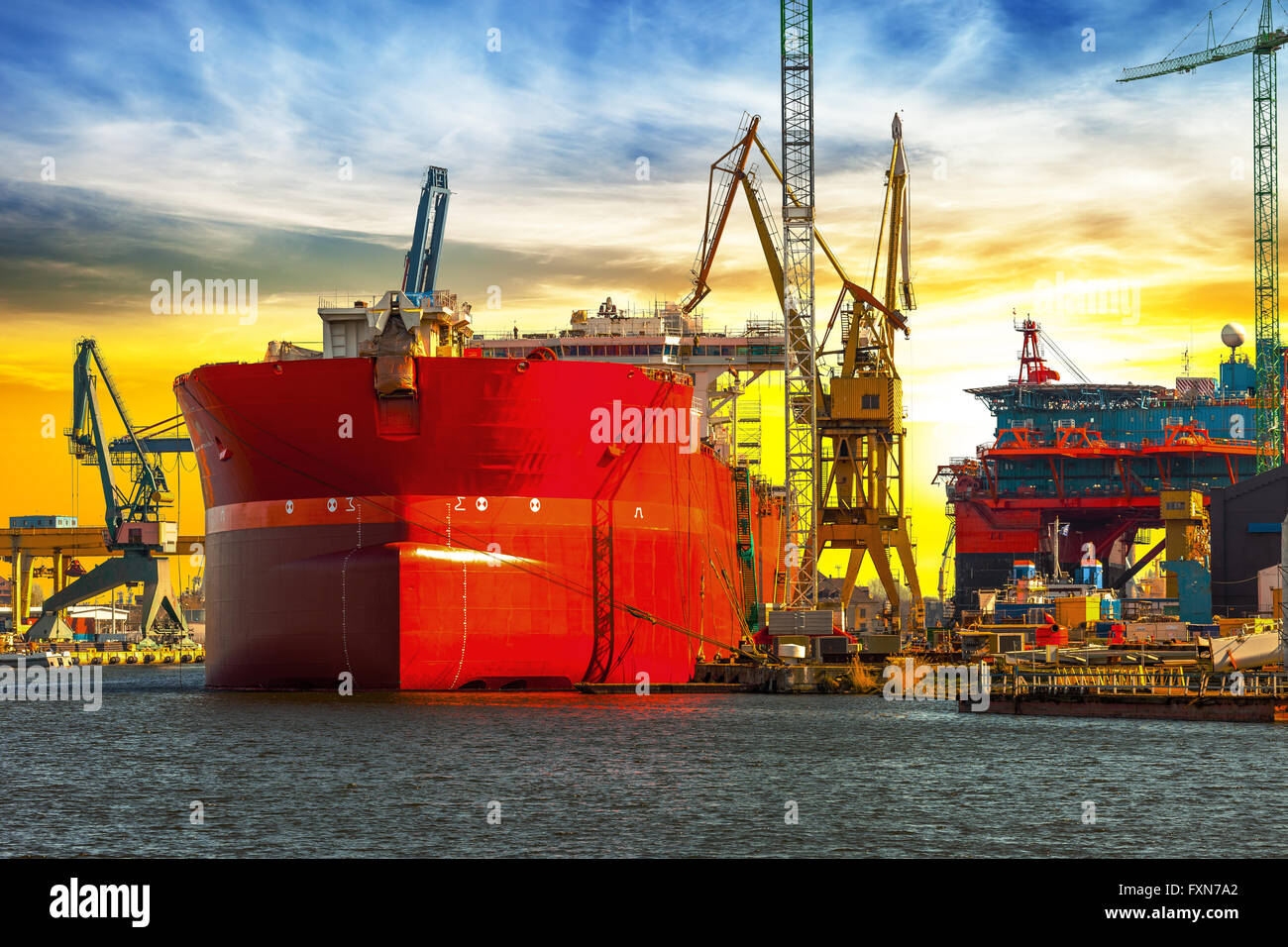 Ship building factory hi-res stock photography and images - Alamy