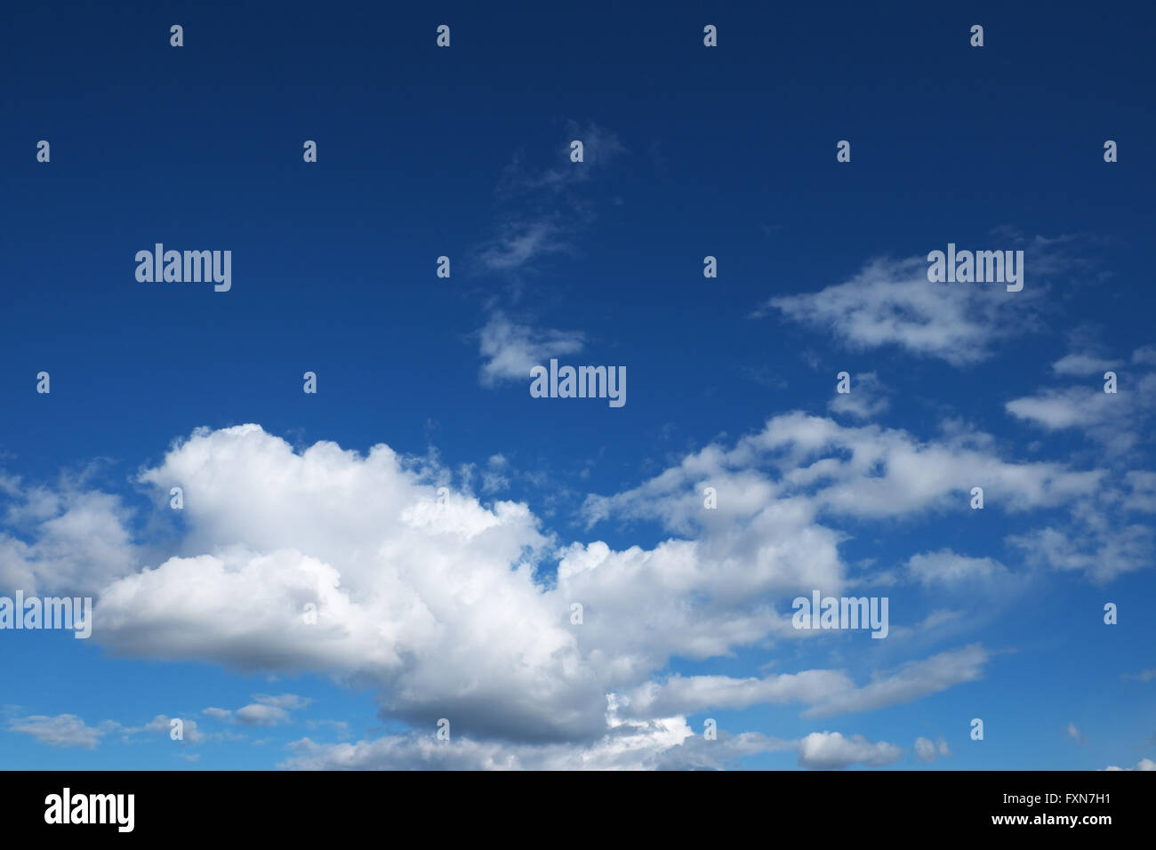 Sunny spring sky with clouds hi-res stock photography and images - Alamy