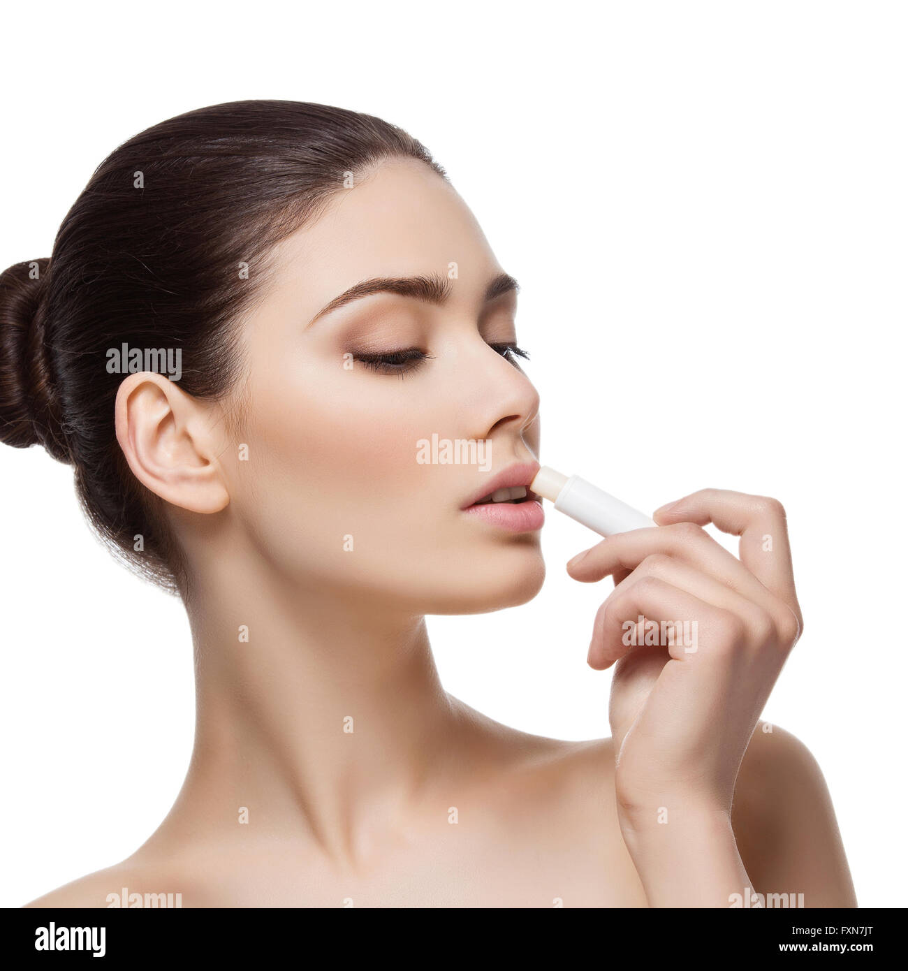 Chapstick apply hi-res stock photography and images - Alamy