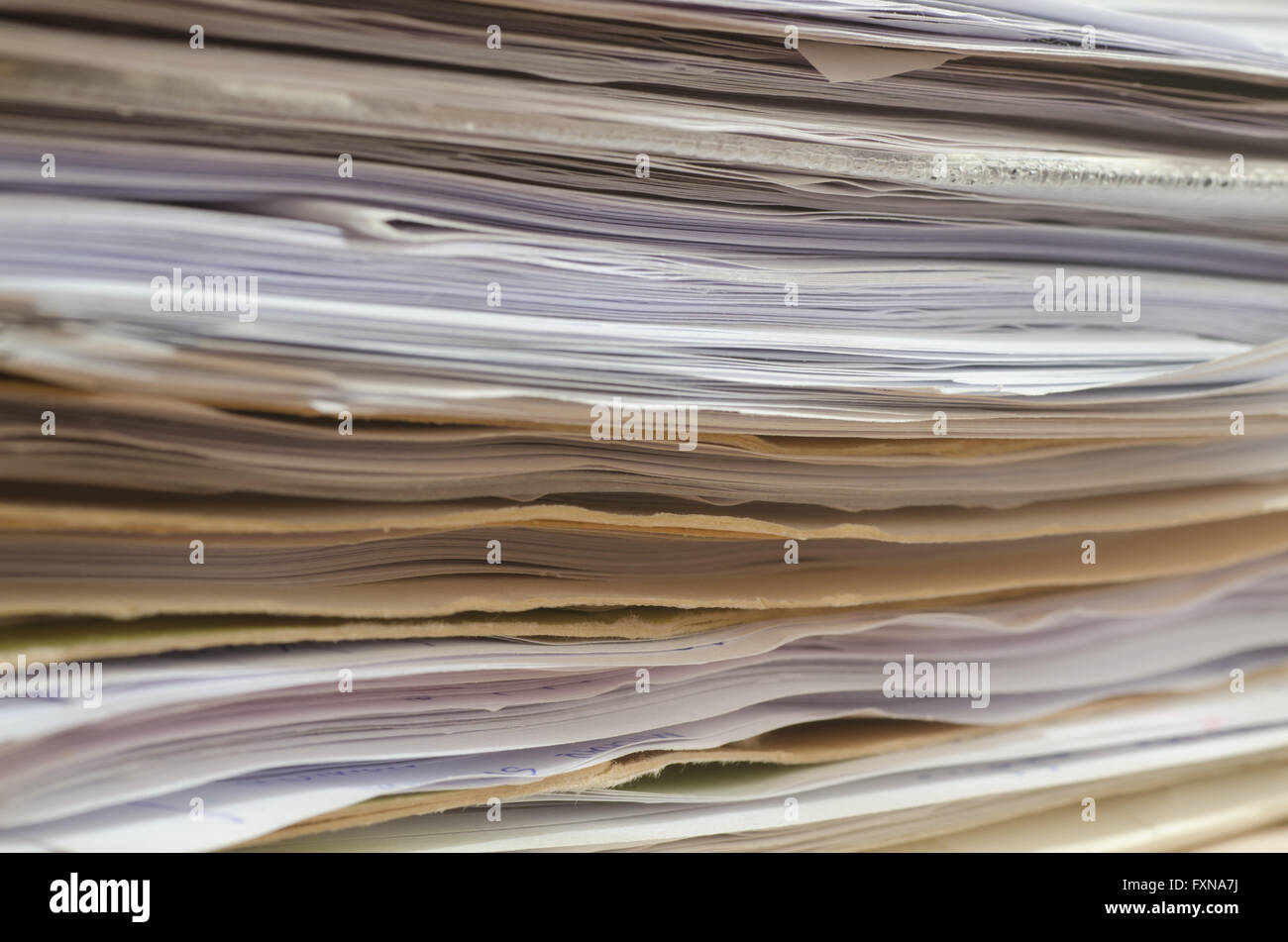 stack of papers and documents Stock Photo - Alamy