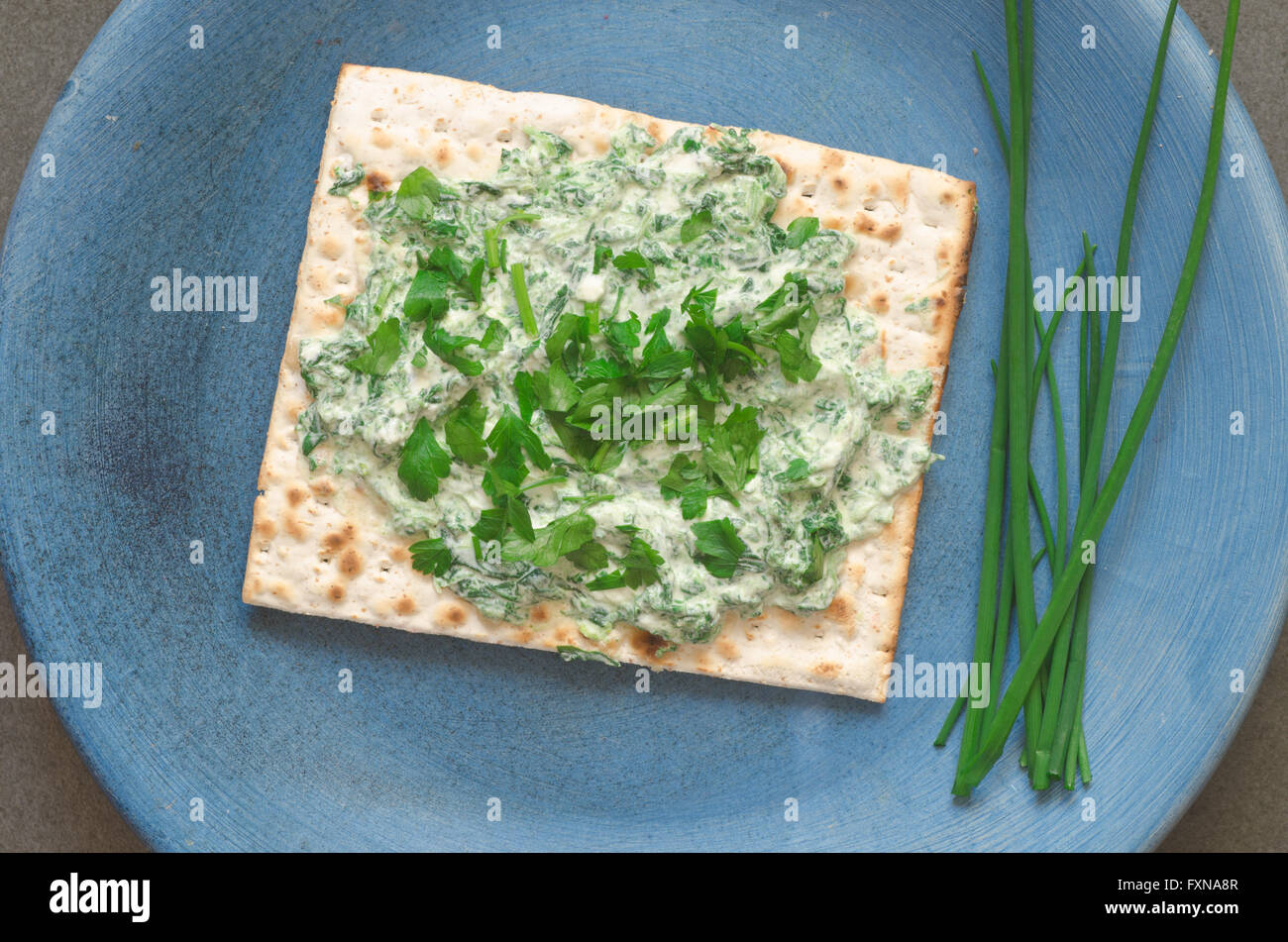 fresh spring sandwich with herbs Stock Photo - Alamy