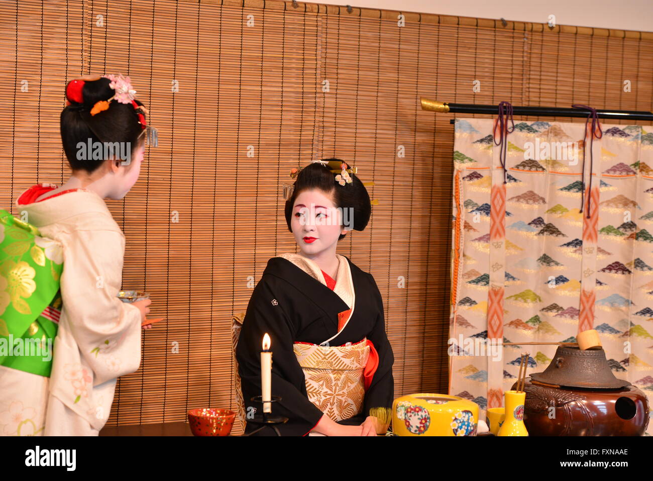 Tea Ceremony, Kyoto, Japan Stock Photo - Alamy