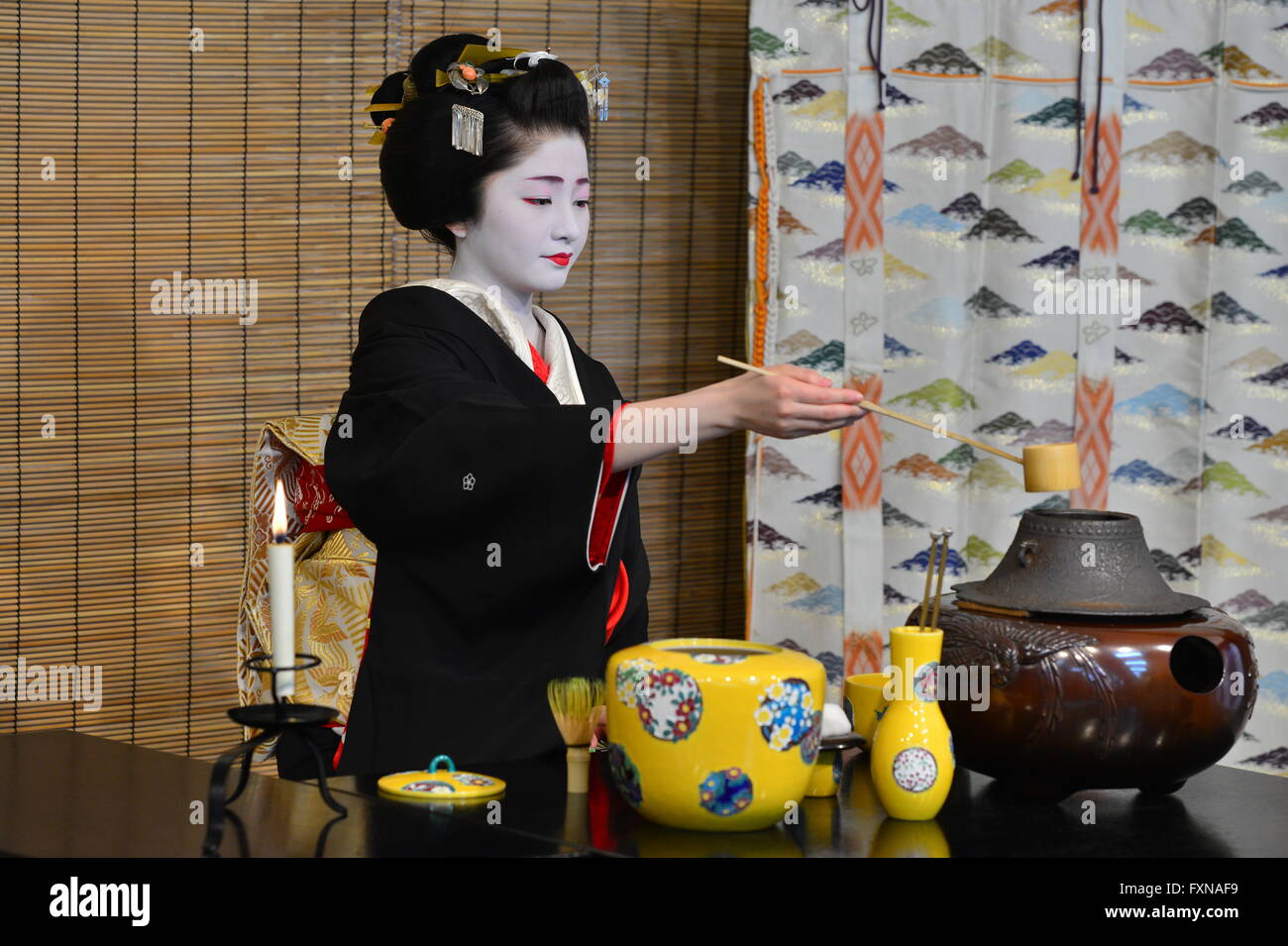 Tea ceremony, Gion, Kyoto, Japan Stock Photo - Alamy