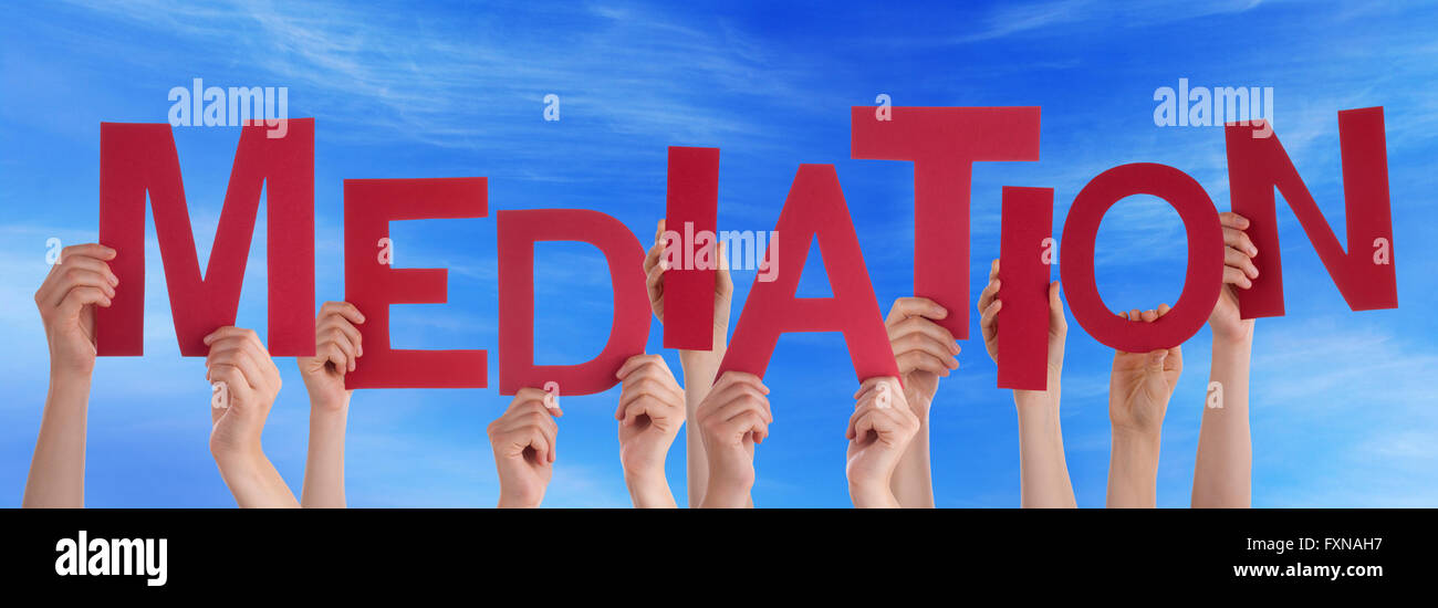 Mediation word hi-res stock photography and images - Alamy