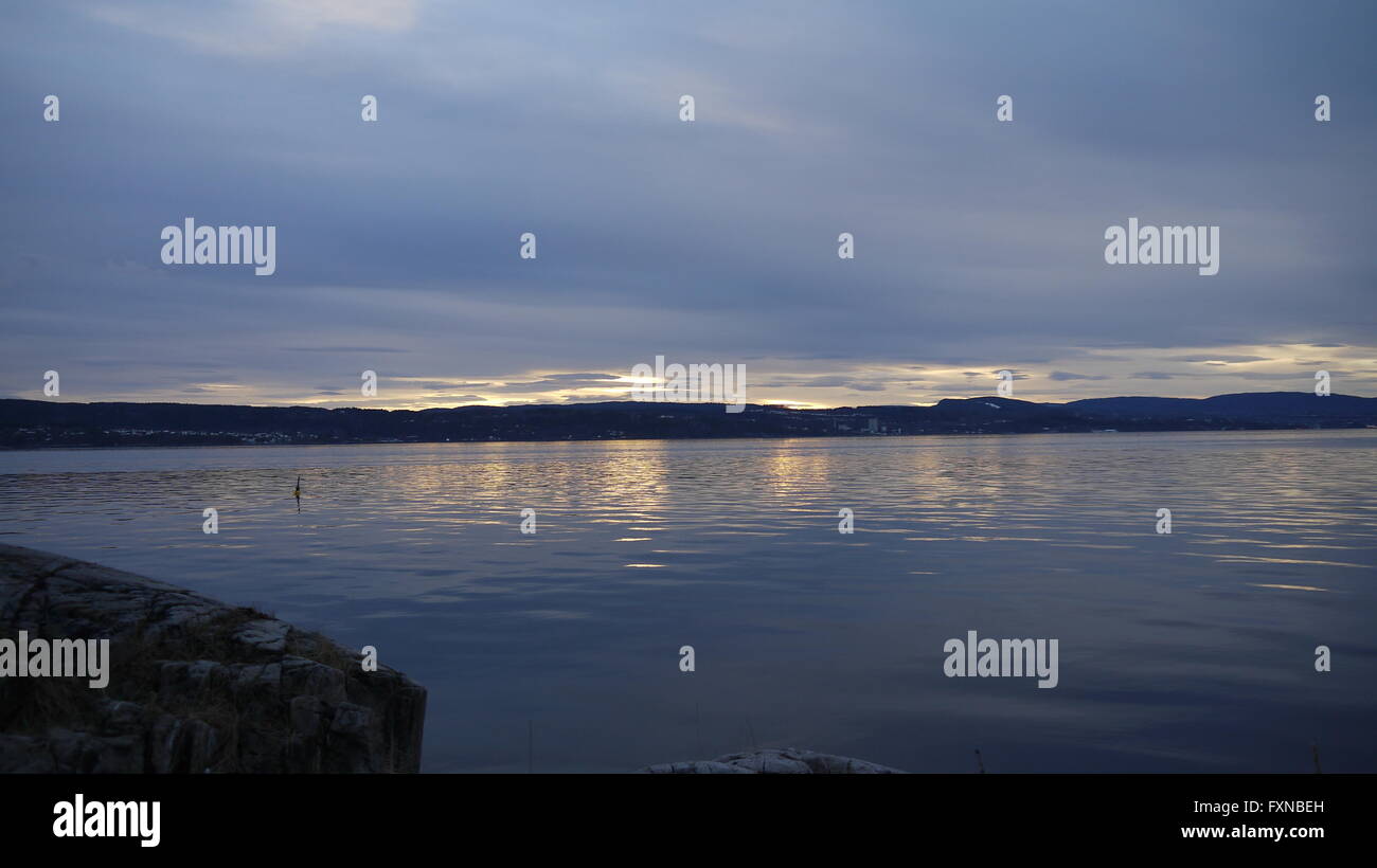 Norwegian sunset hi-res stock photography and images - Alamy