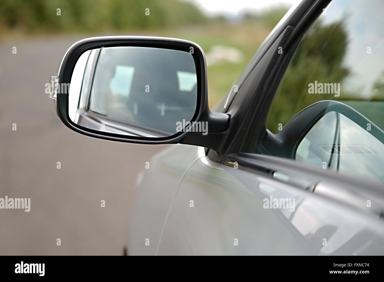 Side view mirror Stock Photo - Alamy