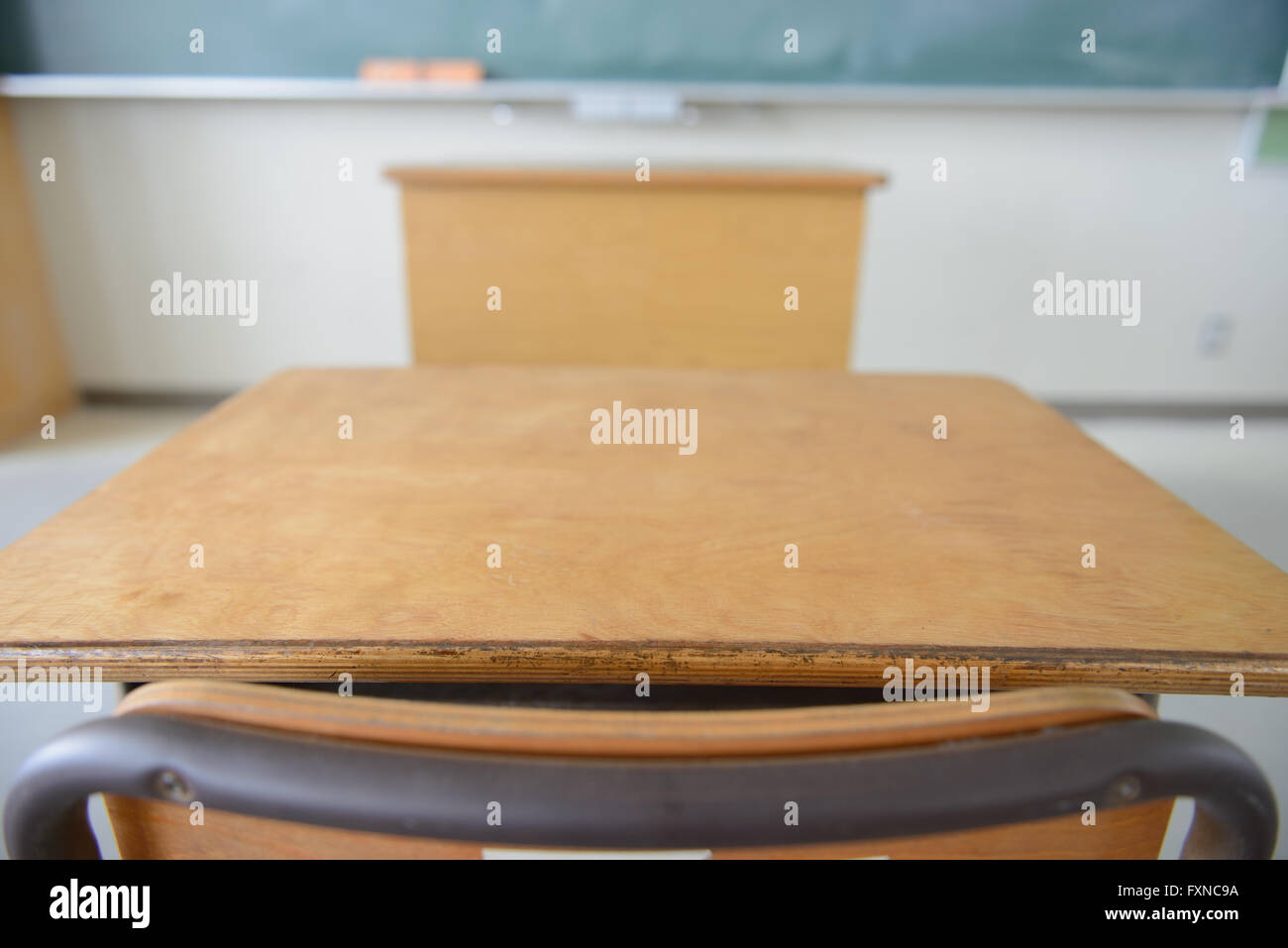 Empty high school classroom Stock Photo - Alamy