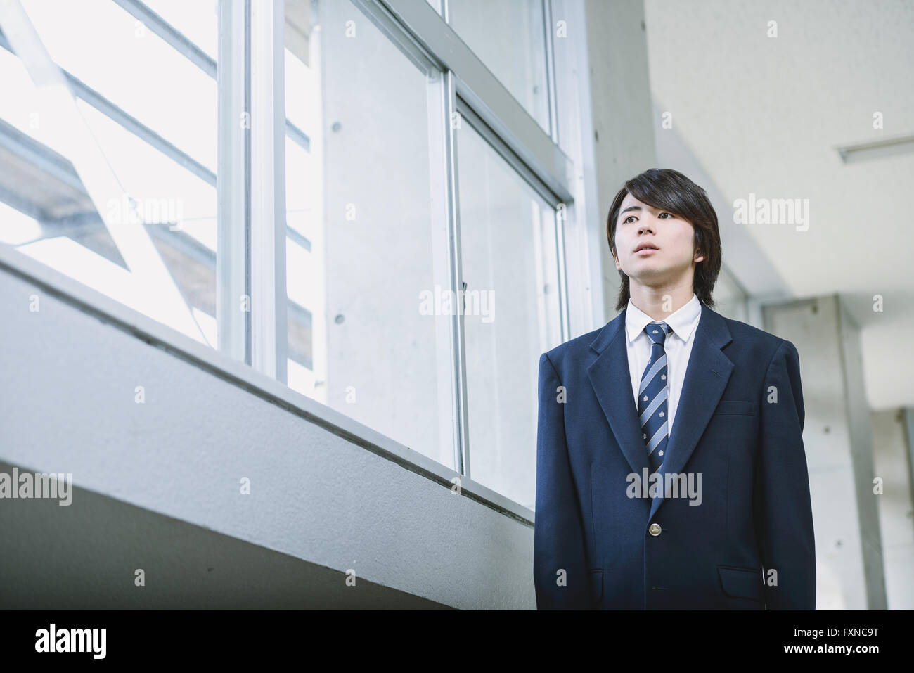 Japanese high-school student portrait Stock Photo - Alamy
