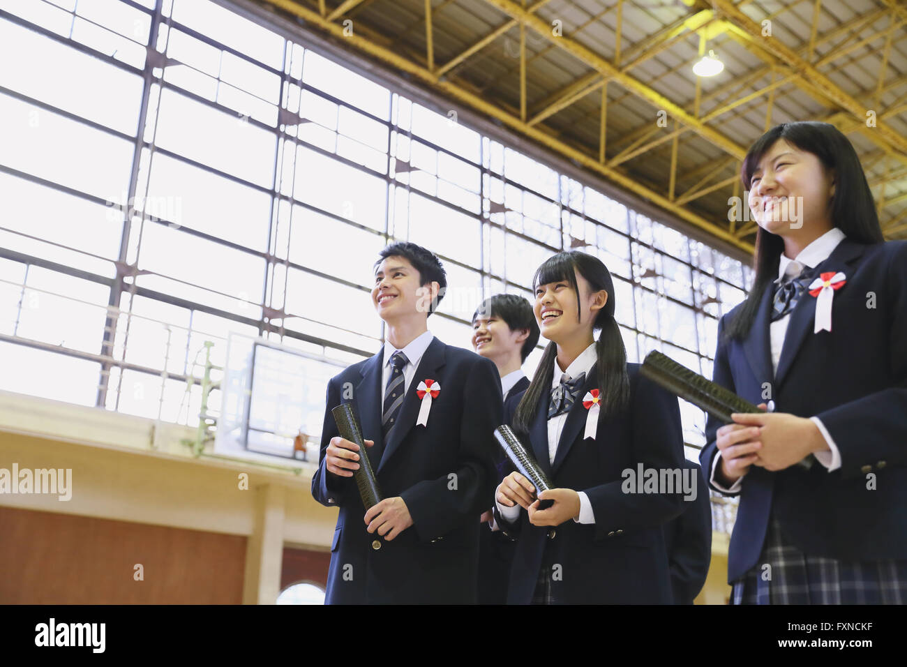 Watching high school graduation hi-res stock photography and images - Alamy