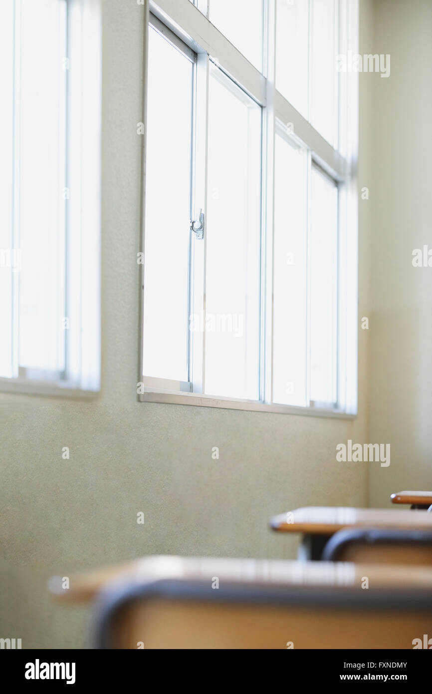 Empty high school classroom Stock Photo - Alamy