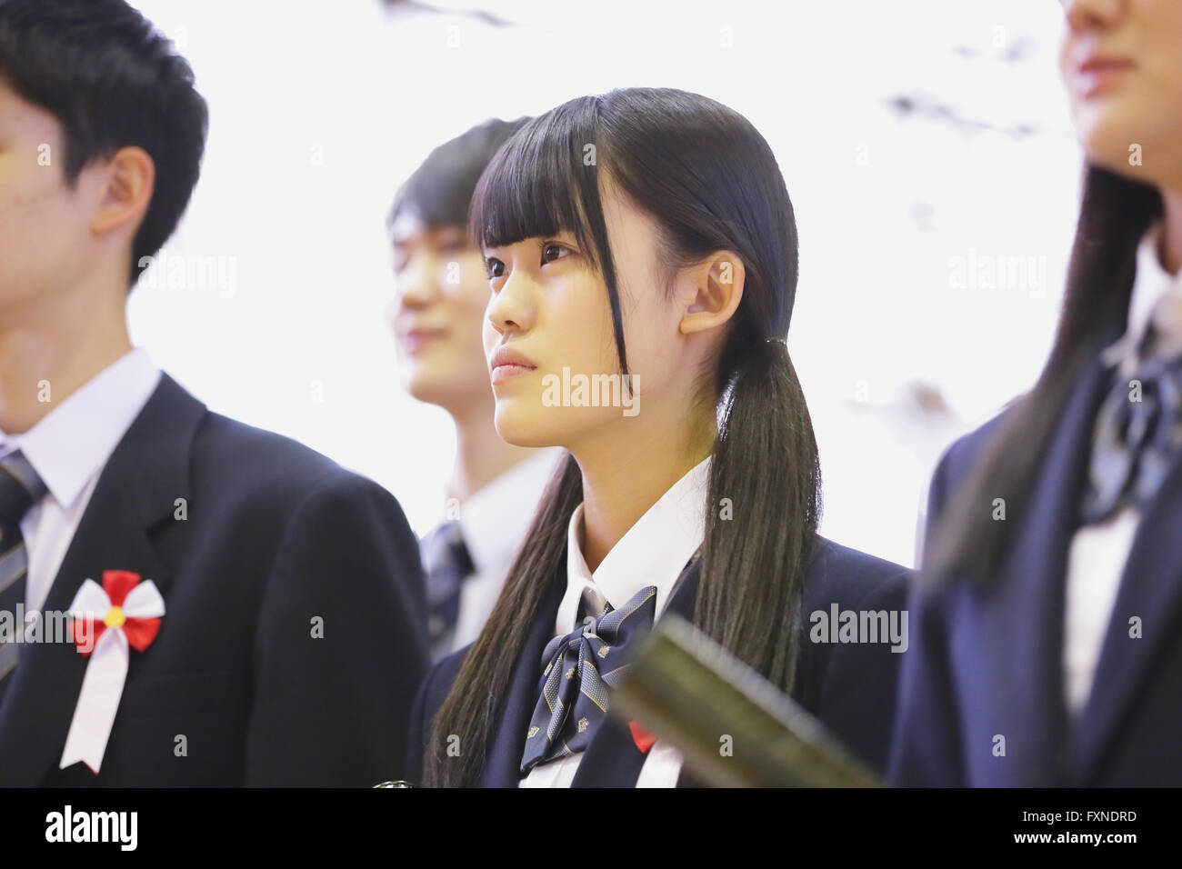 High school graduation ceremony hi-res stock photography and images - Alamy