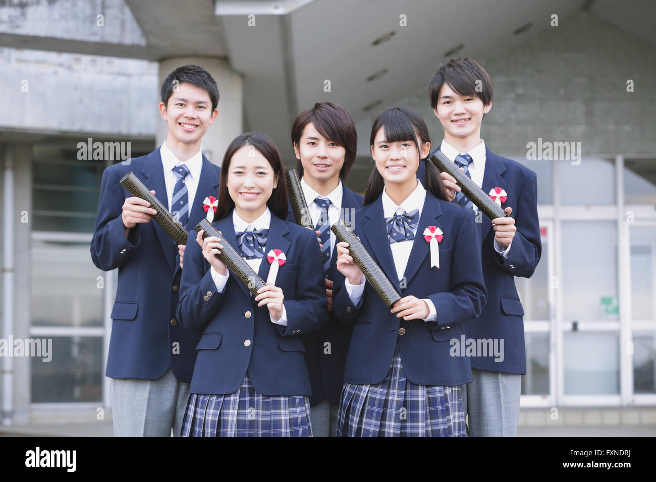 Japanese High School Graduation