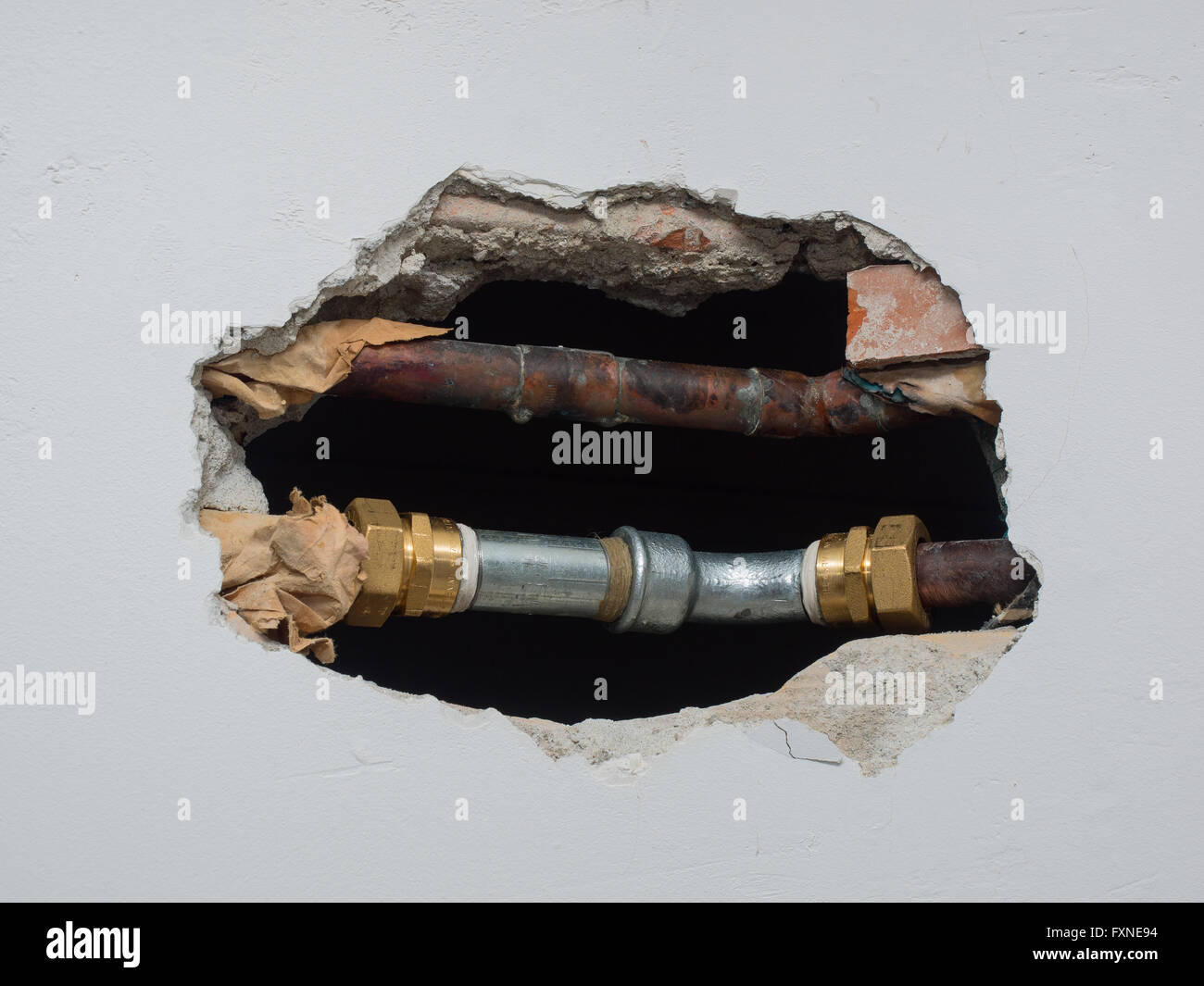 Plumbing Fittings Stock Photos & Plumbing Fittings Stock Images - Alamy