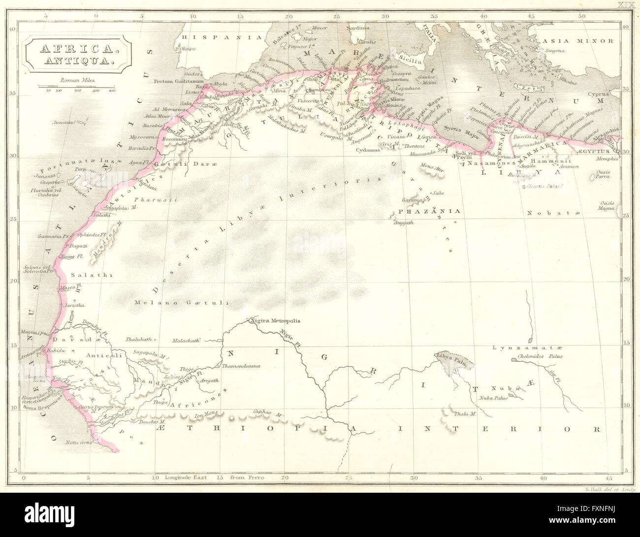19th century map of morocco hi-res stock photography and images - Alamy