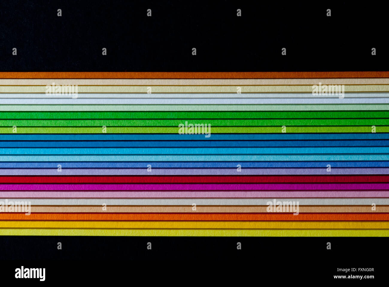 Stack of colorful cardboard stack Stock Photo - Alamy