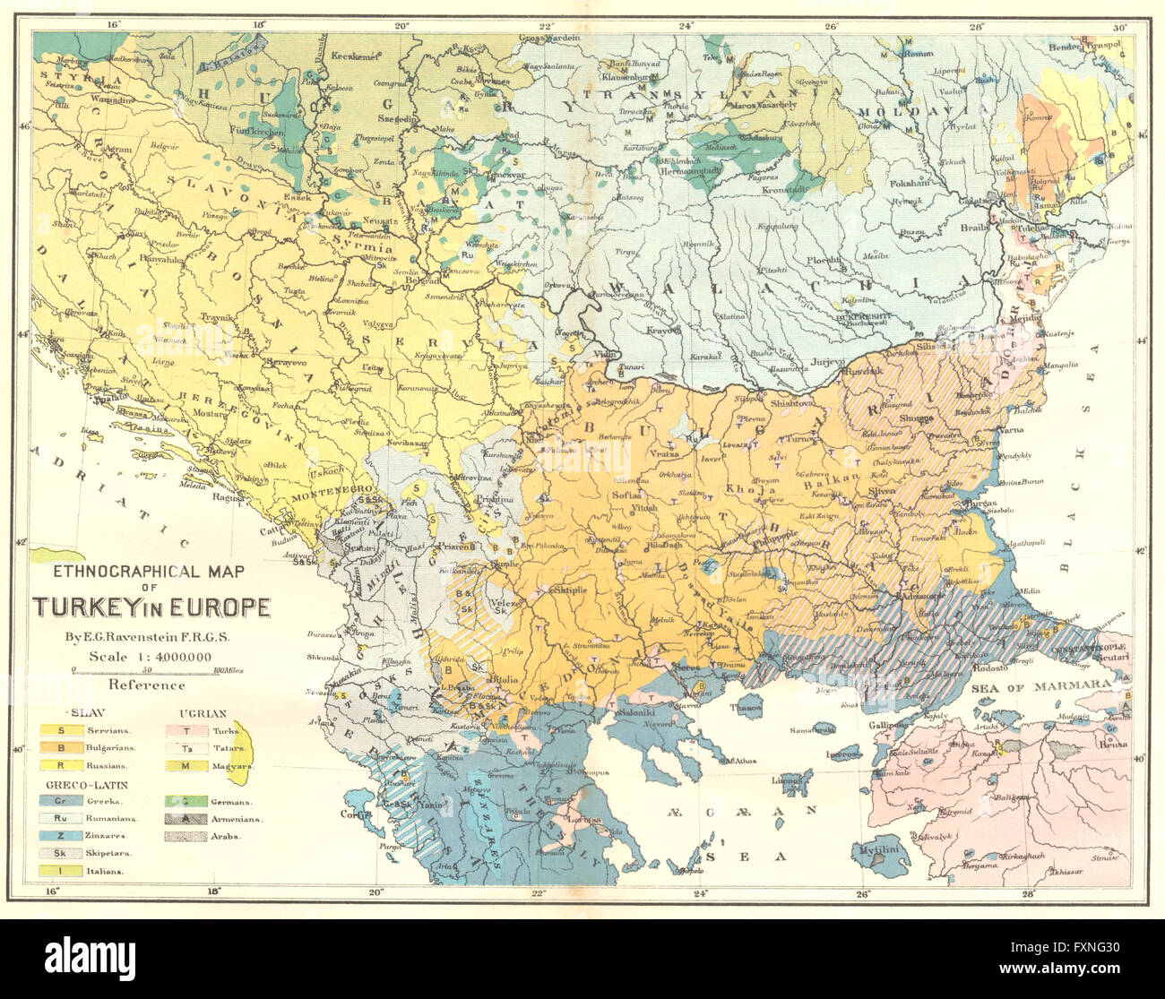 Ethnicity Map Europe