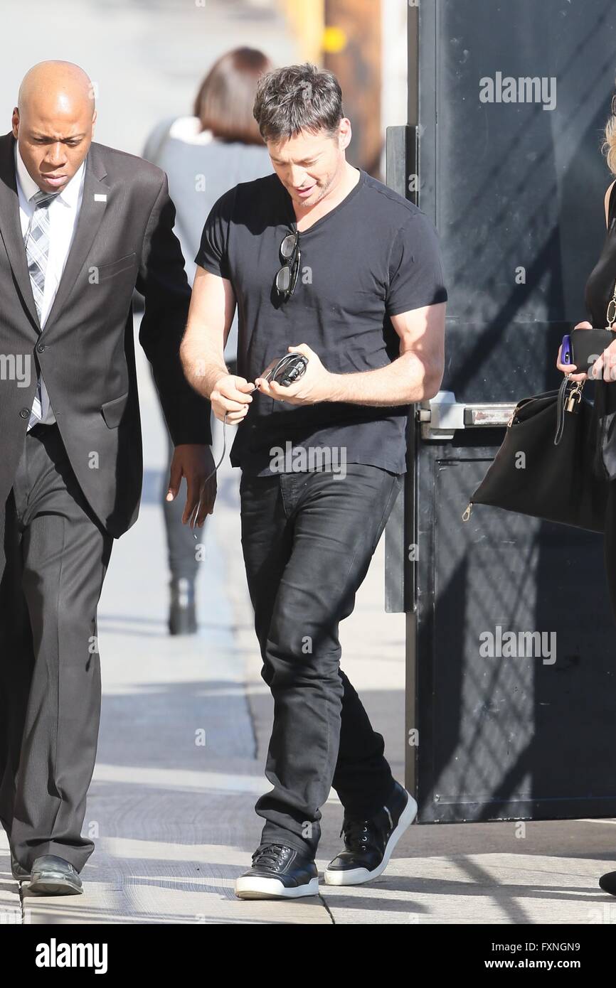 Harry Connick, Jr. seen arriving at the ABC studios for Jimmy Kimmel ...