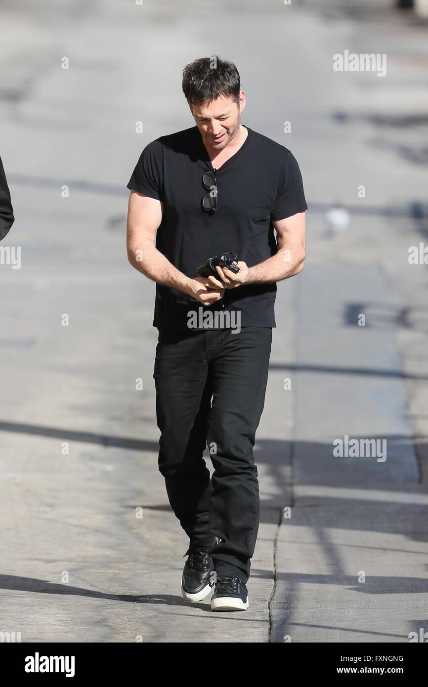 Harry Connick, Jr. seen arriving at the ABC studios for Jimmy Kimmel ...