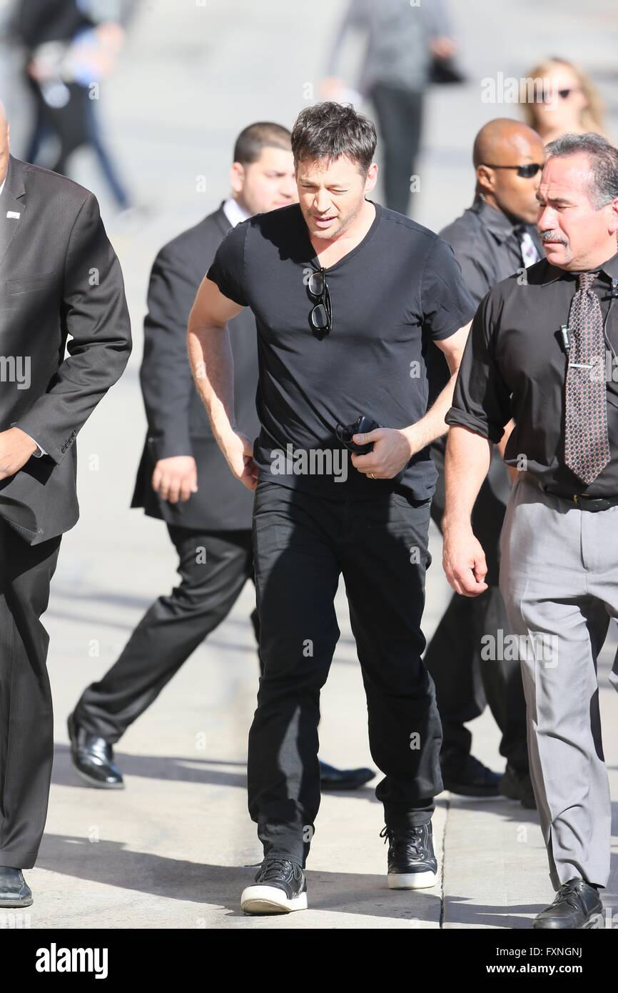 Harry Connick, Jr. seen arriving at the ABC studios for Jimmy Kimmel ...