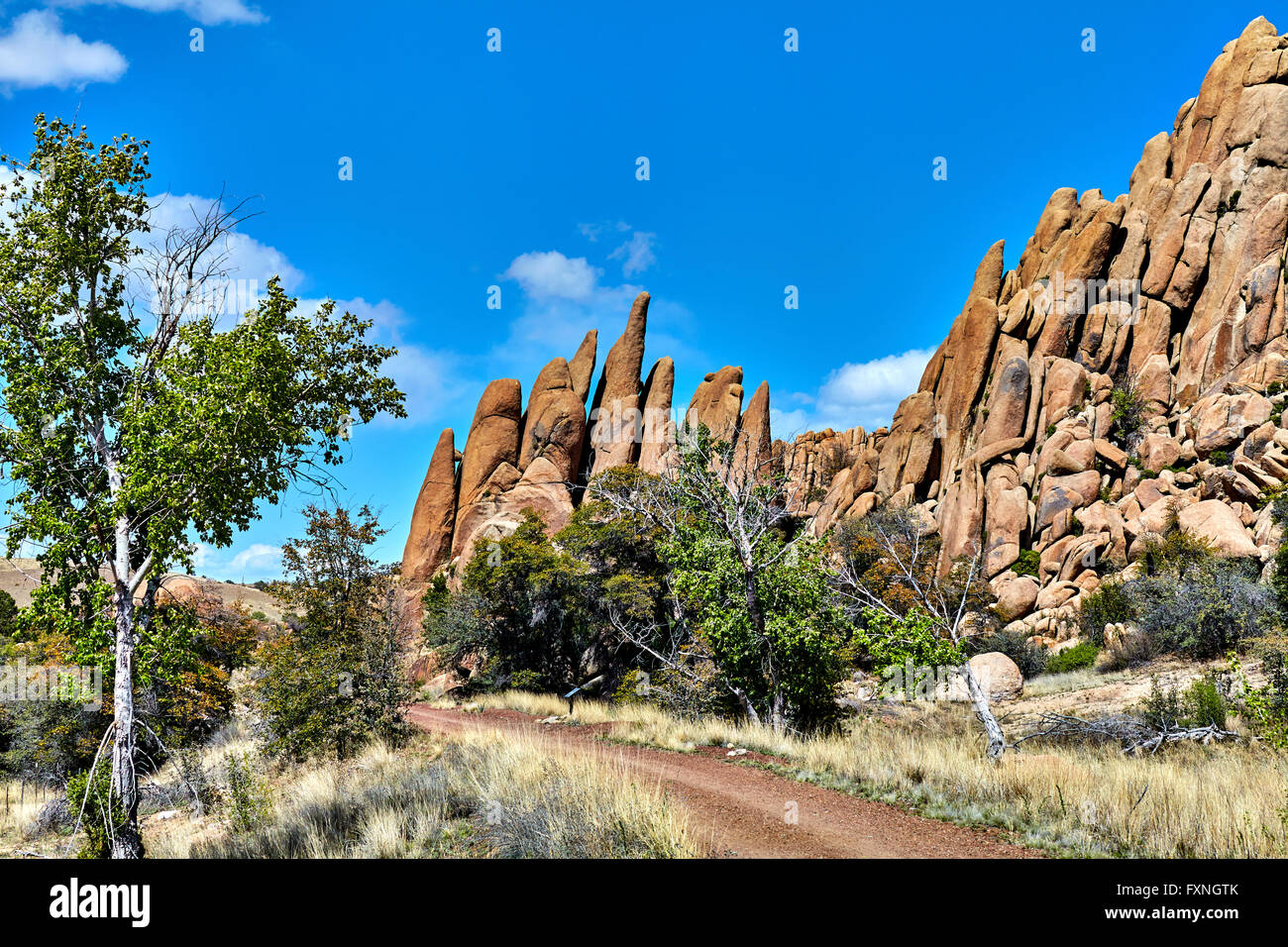 East Side of Watson Lake, Prescott, Arizona, USA situated in Boulders ...