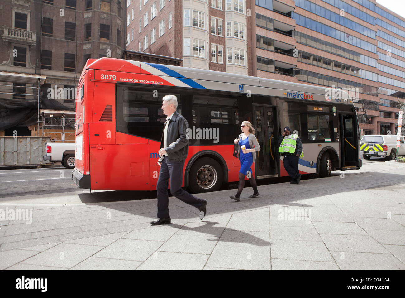 Metro bus - Washington, DC USA Stock Photo - Alamy