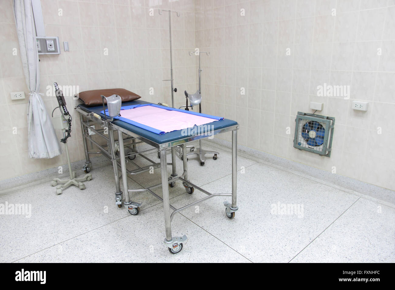 Delivery Obstetric Room Detail Stock Photo - Alamy