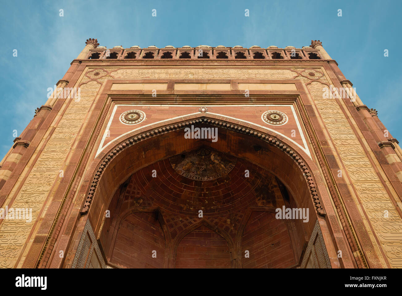 Moghul architecture at Fatephur Sikri Palace Stock Photo - Alamy