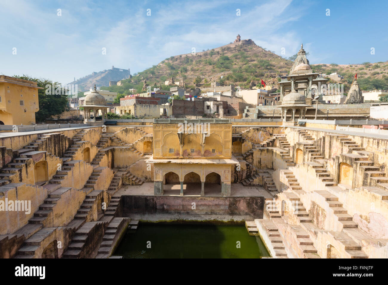 Step well at Jaipur Stock Photo - Alamy