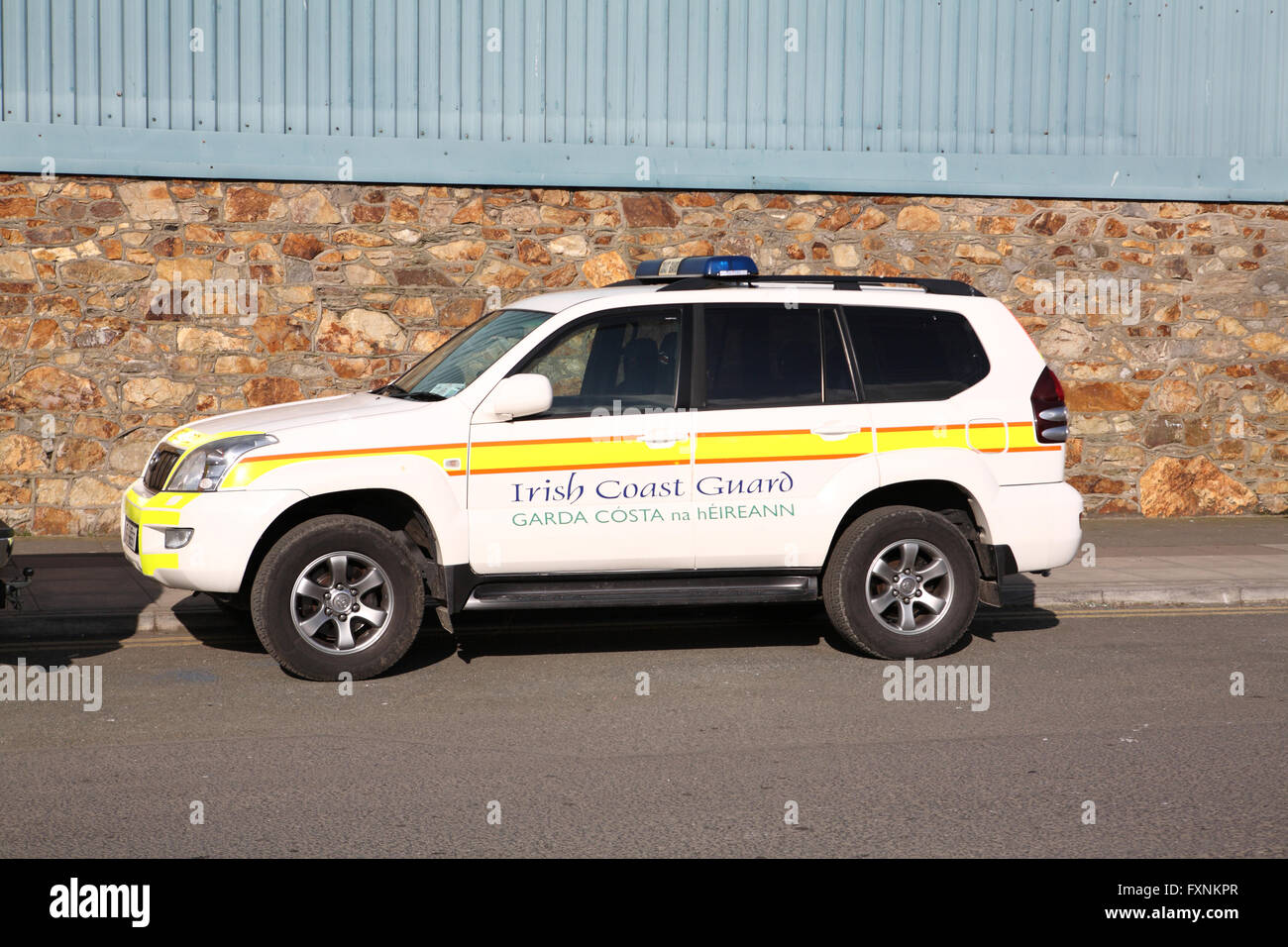 Irish coast guard rescue vehicle Stock Photo - Alamy