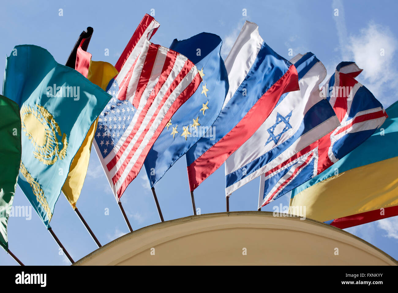 Multicultural flags hi-res stock photography and images - Alamy