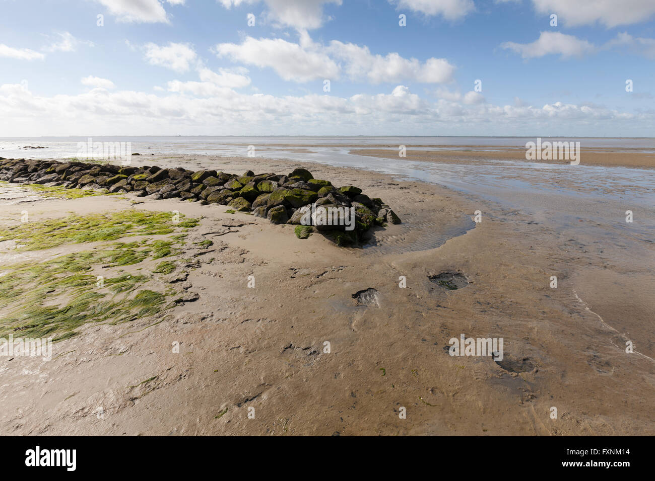 Beach, Lower Saxon Wadden Sea National Park, Wangerooge, East Frisian ...