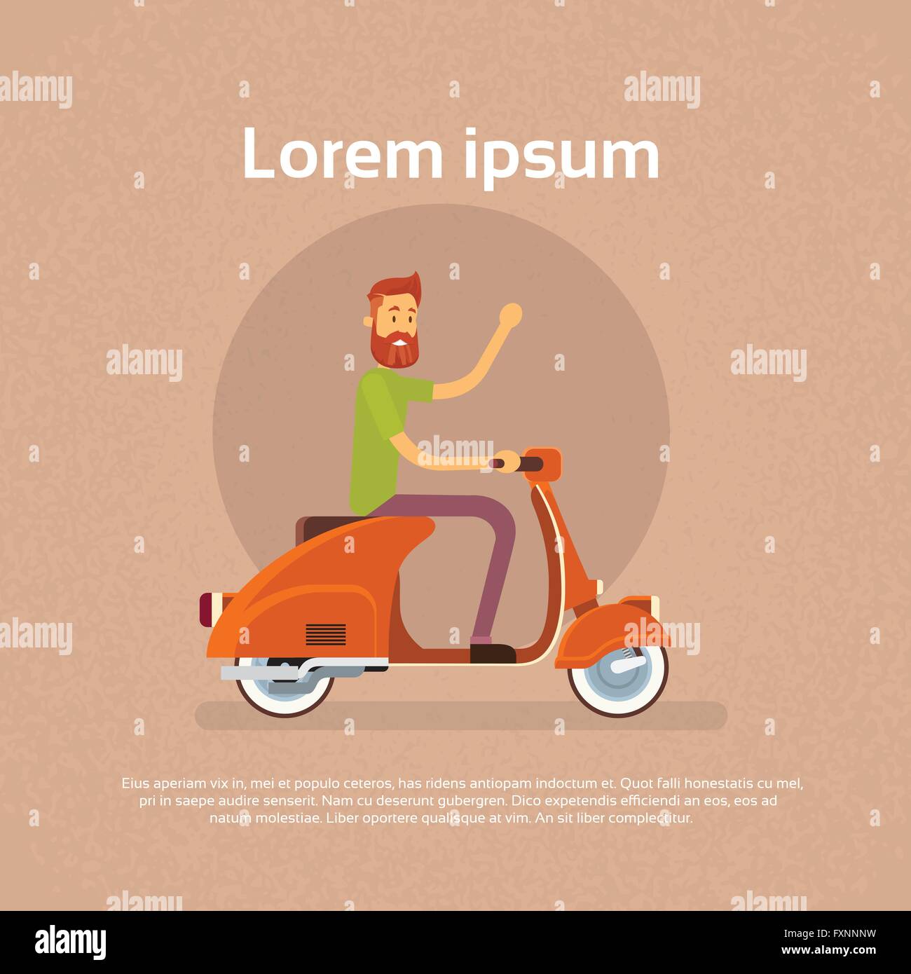 Boy vintage bicycle Stock Vector Images - Alamy