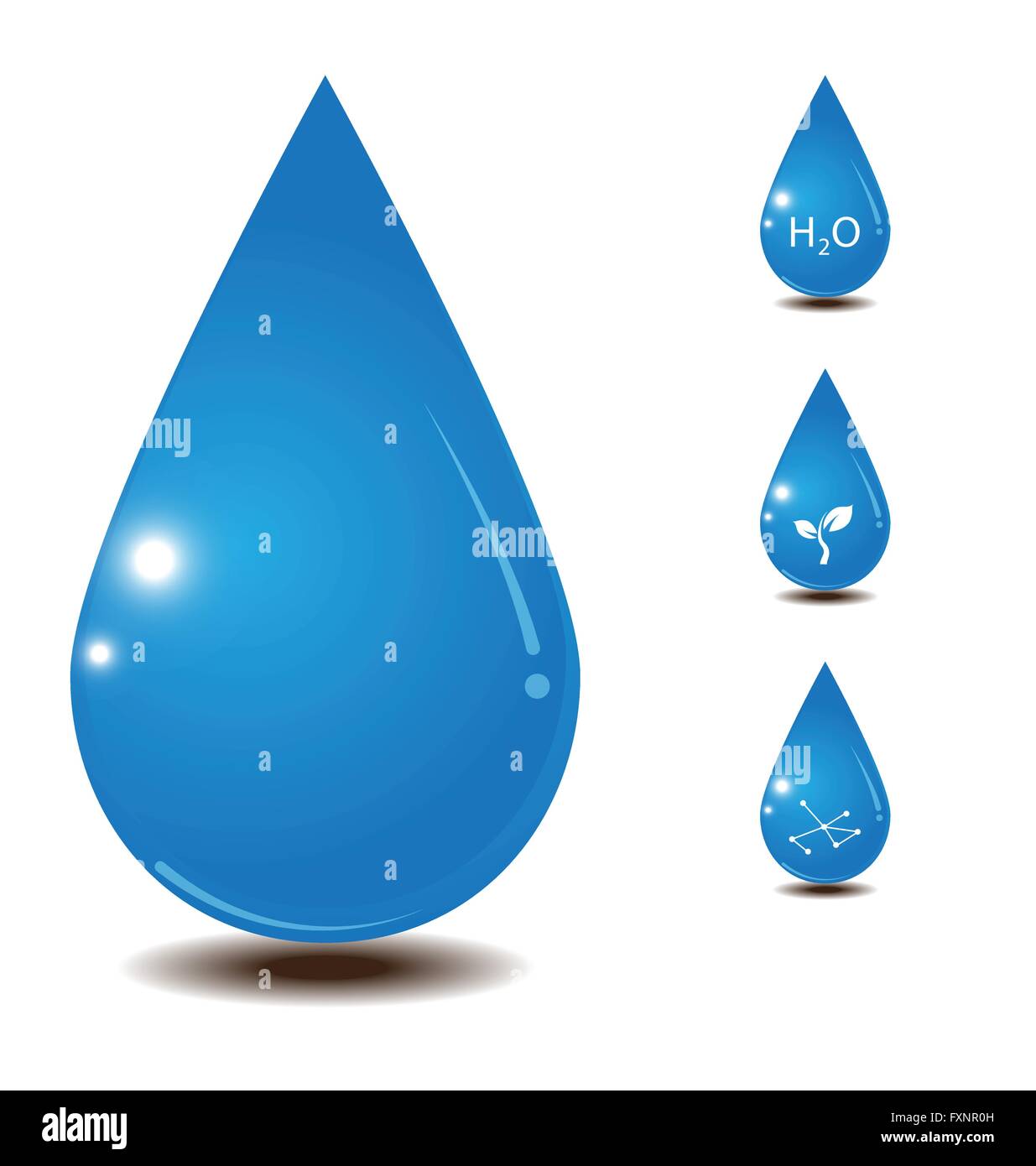 Blue shiny water drop. Vector illustration Stock Vector Image & Art - Alamy Blue shiny water drop. Vector illustration Stock Vector Image & Art - Alamy