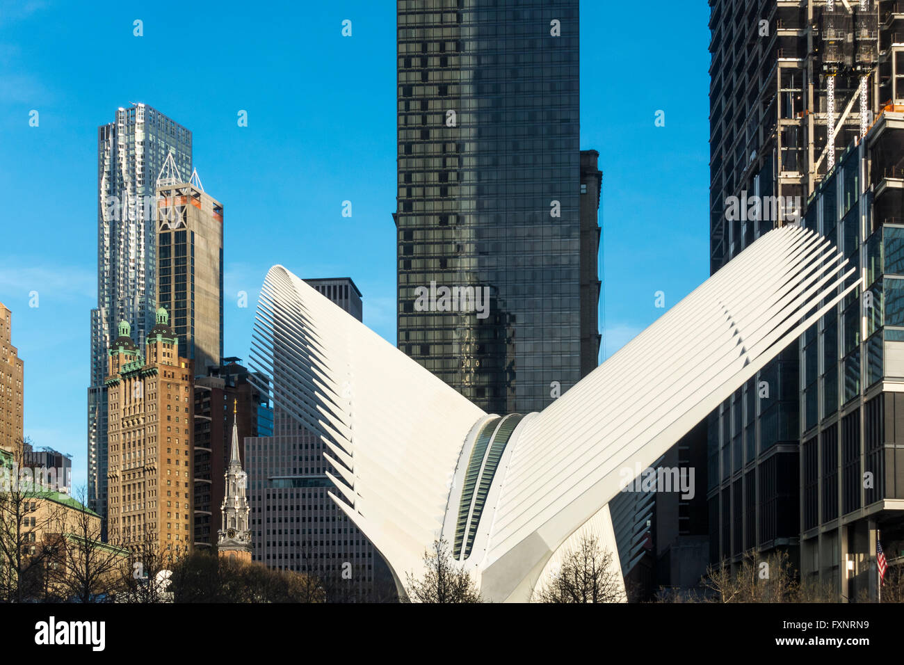 World Trade Center Transportation Hub, the terminal in Lower Manhattan ...