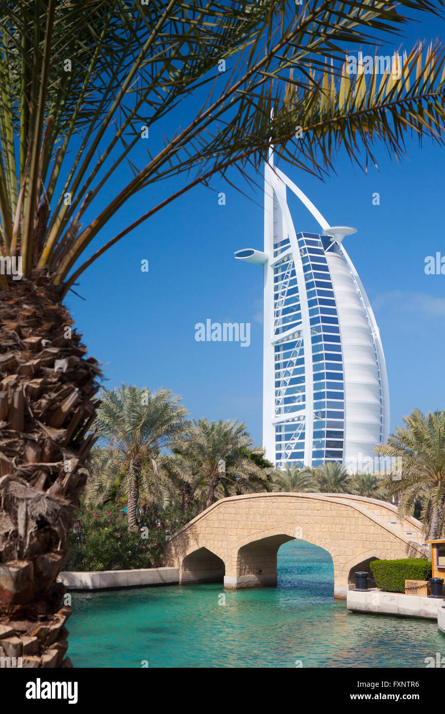 Dubai, UAE - January 31,2012: Burj Al Arab hotel in Dubai. Burj Al Arab ...