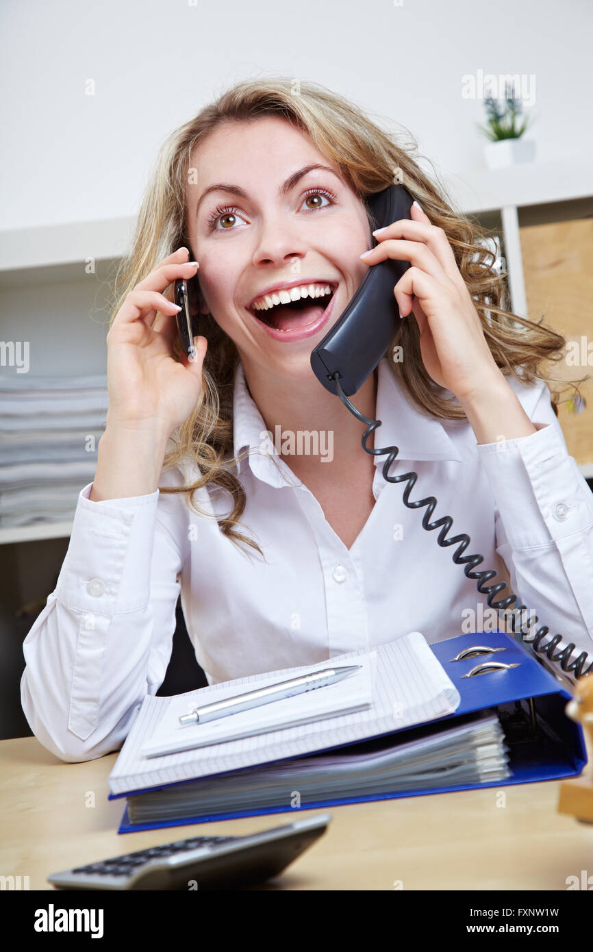 People making phone calls in hi-res stock photography and images - Alamy