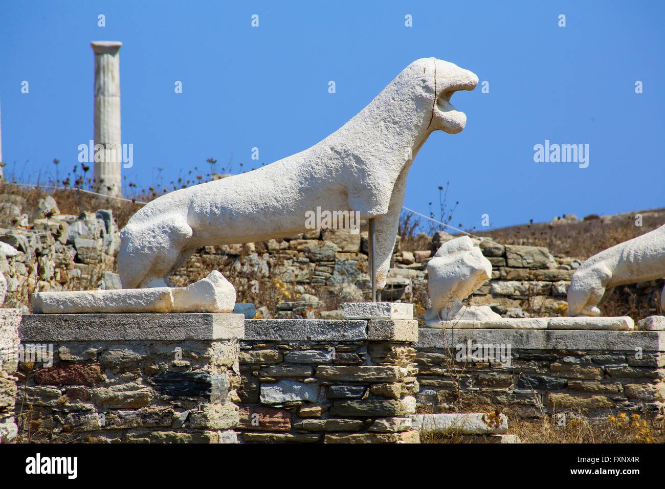 The sanctuary of apollo, delos hi-res stock photography and images - Alamy