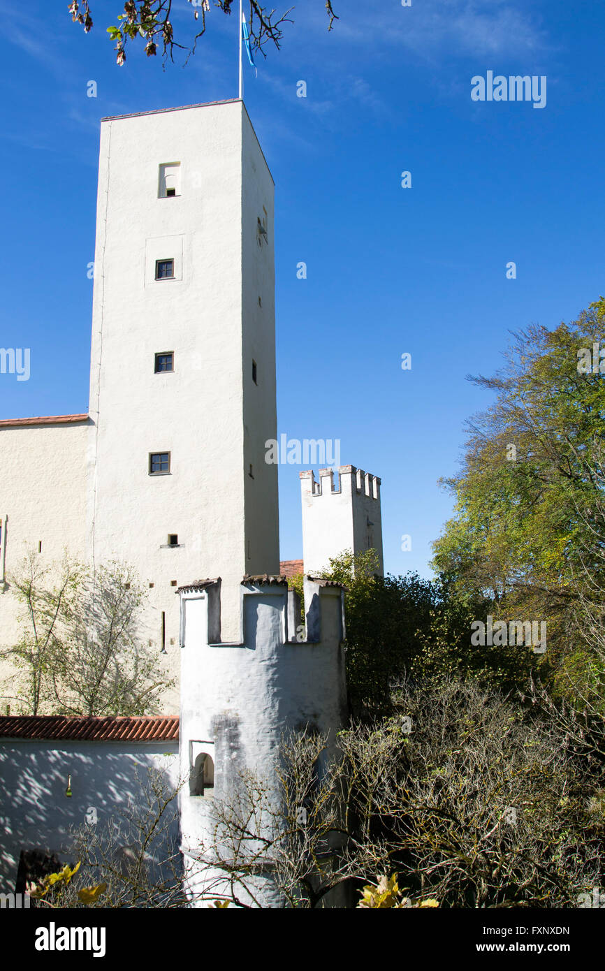 castle in Grünwald near Munich Stock Photo - Alamy