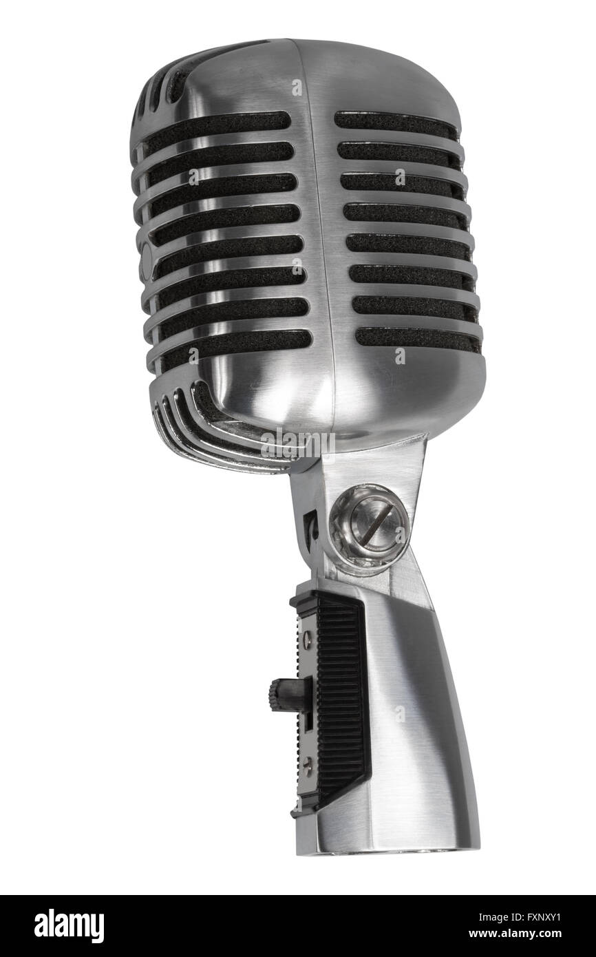 Beautiful old microphone on hi-res stock photography and images - Alamy