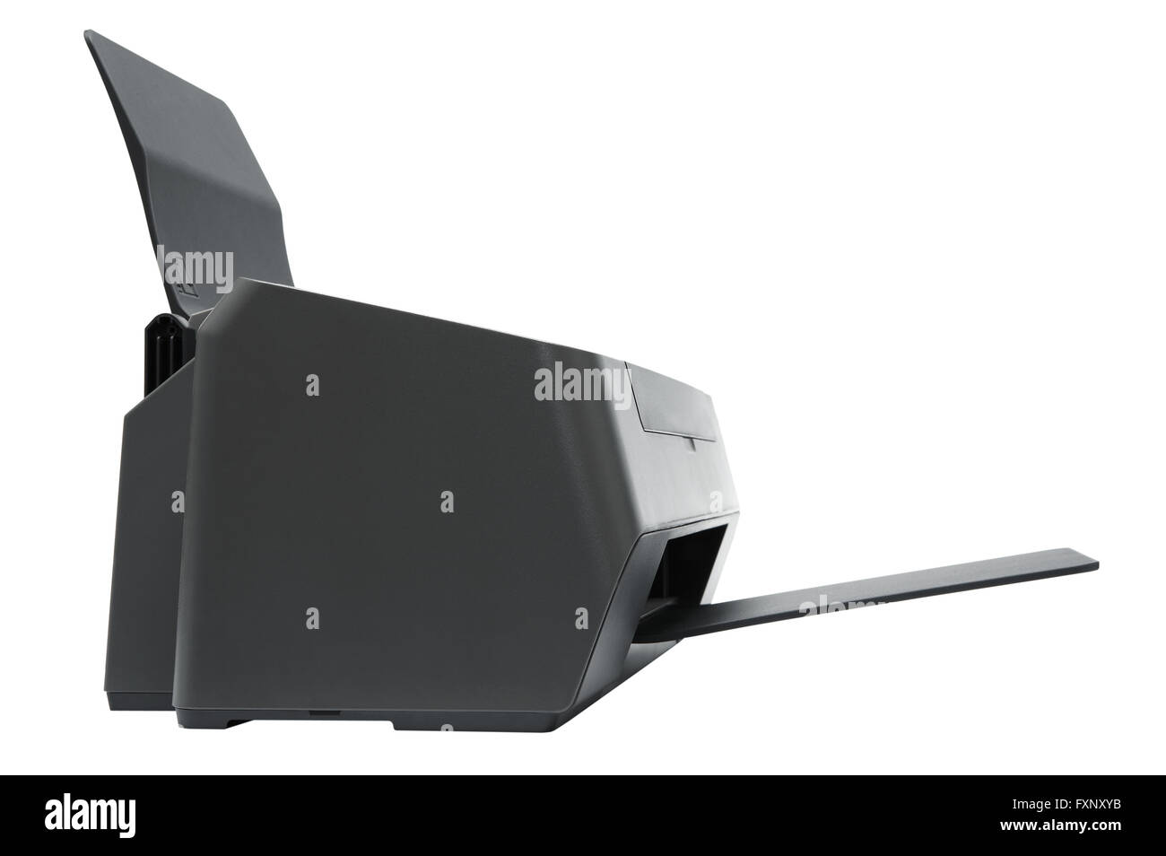 The modern inkjet printer on a white background Stock Photo - Alamy