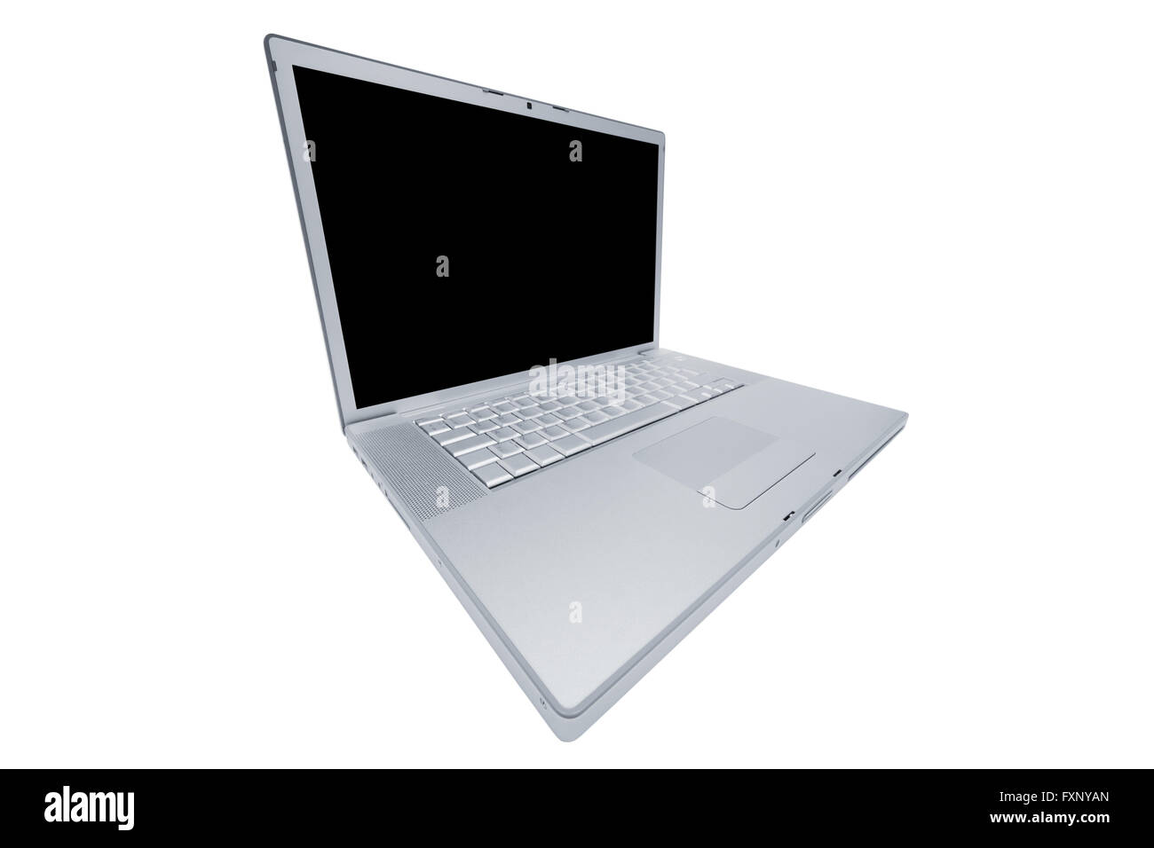 Modern and stylish laptop on a white background Stock Photo - Alamy