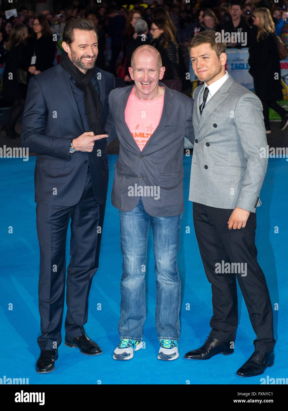 Stars attend the premiere of the biopic movie of British skiing ...