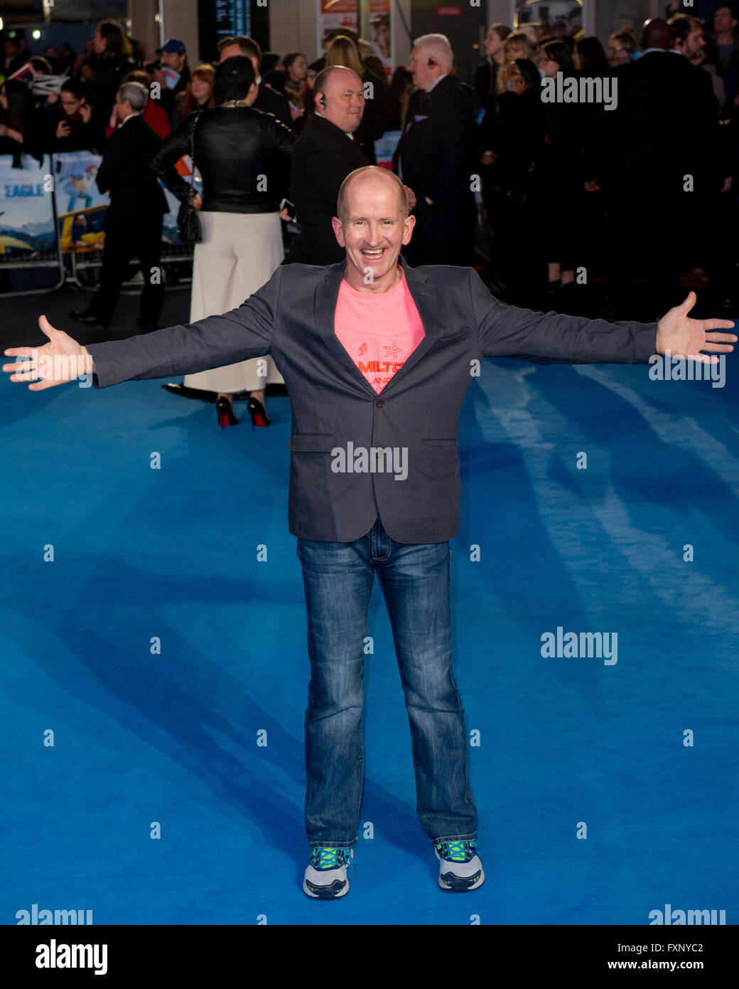 Stars attend the premiere of the biopic movie of British skiing ...