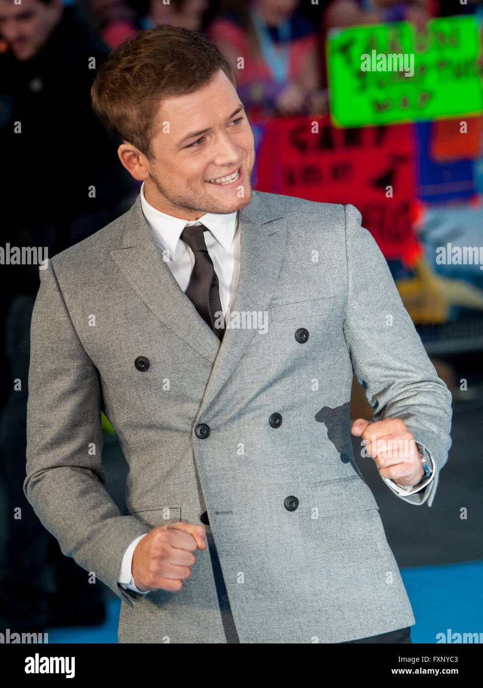 Stars attend the premiere of the biopic movie of British skiing ...