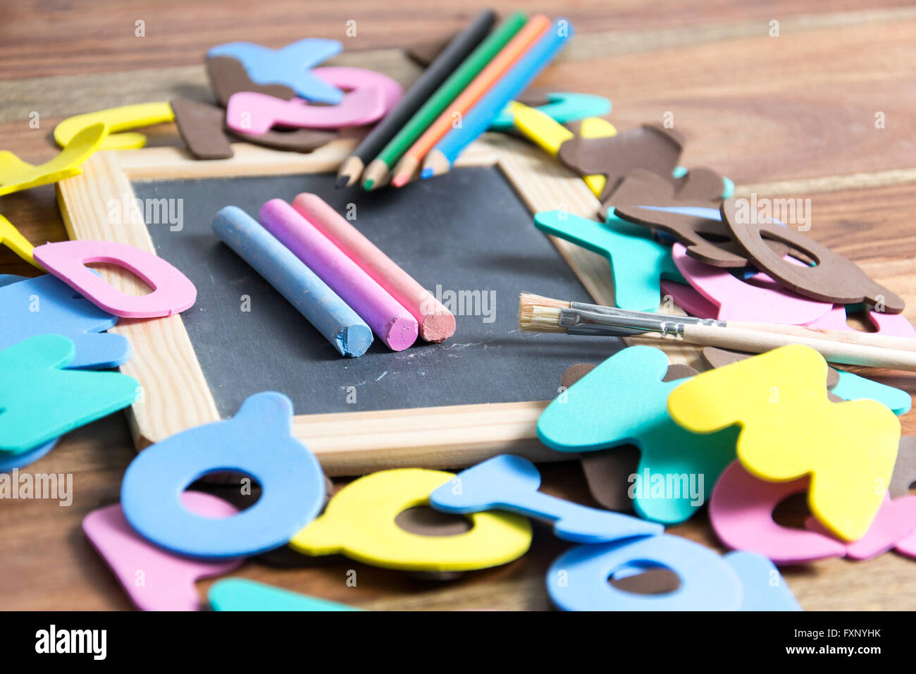 School tools hi-res stock photography and images - Alamy
