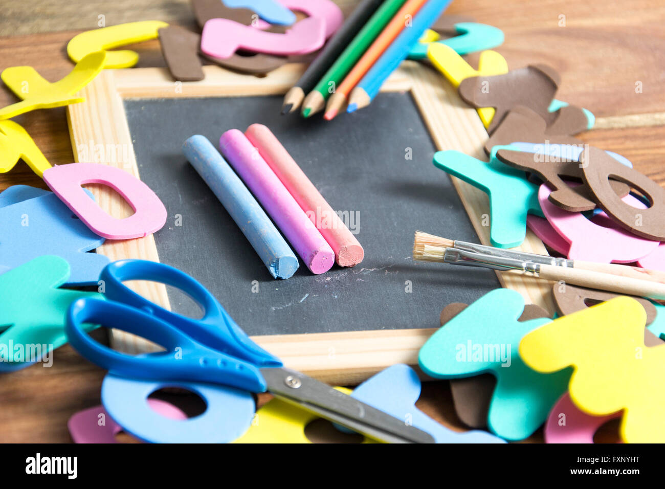 School tools hi-res stock photography and images - Alamy