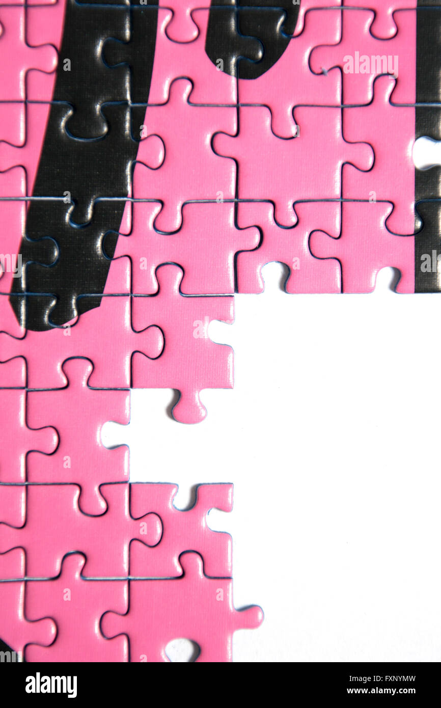 detail of puzzle Stock Photo - Alamy