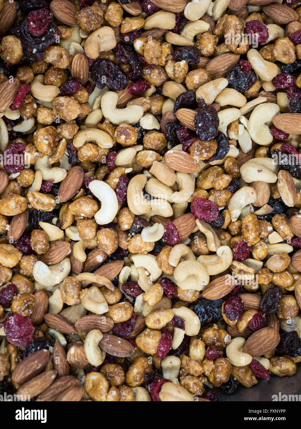 Close up high angle view of cereals and grains, breakfast food Stock ...